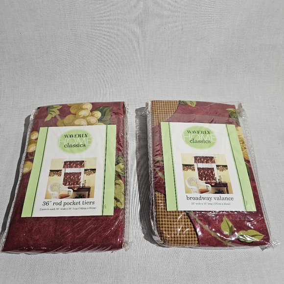 Waverly | Accents | New Valance And Two Rod Pocket Tiers By Waverley ...